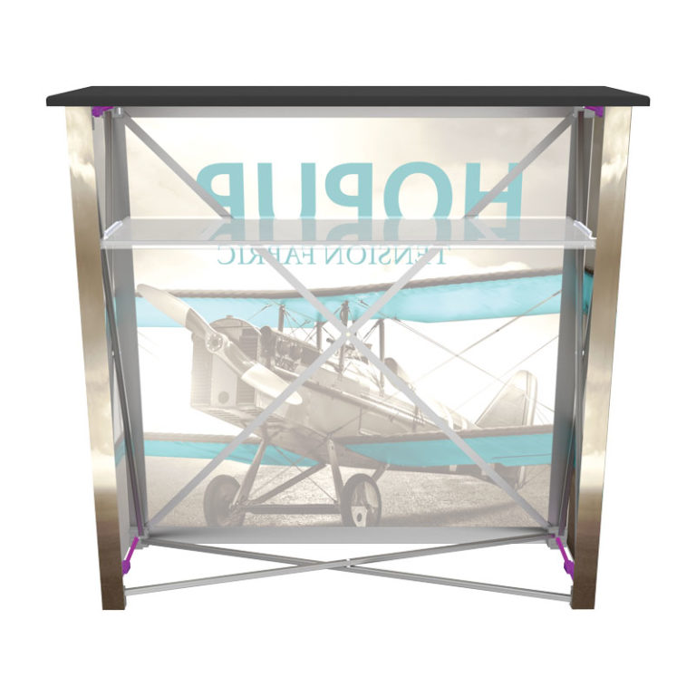 Portable HOPUP Fabric Reception Counter