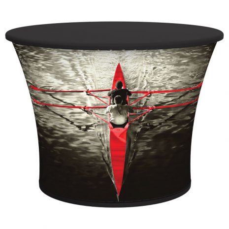 Oval Shaped FORMULATE Tension Fabric Counter | ACI Design