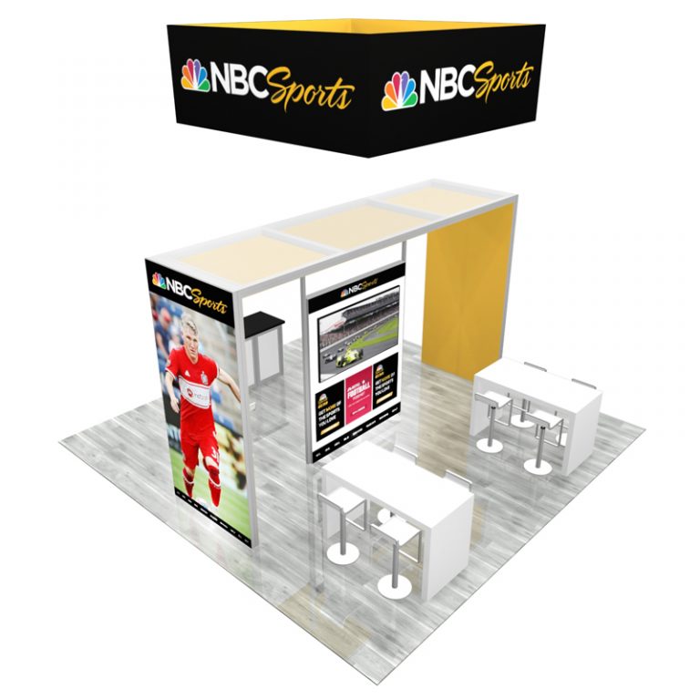 Design 9126: 20' X 20' Trade Show Island Exhibit Rental | ACI Design