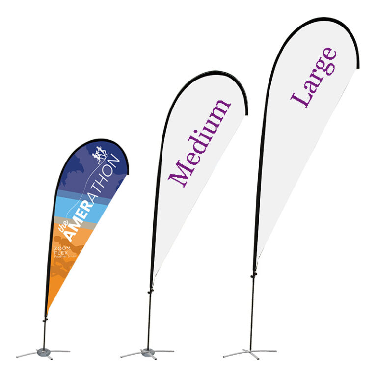 Small Teardrop Outdoor Flag | ACI Design